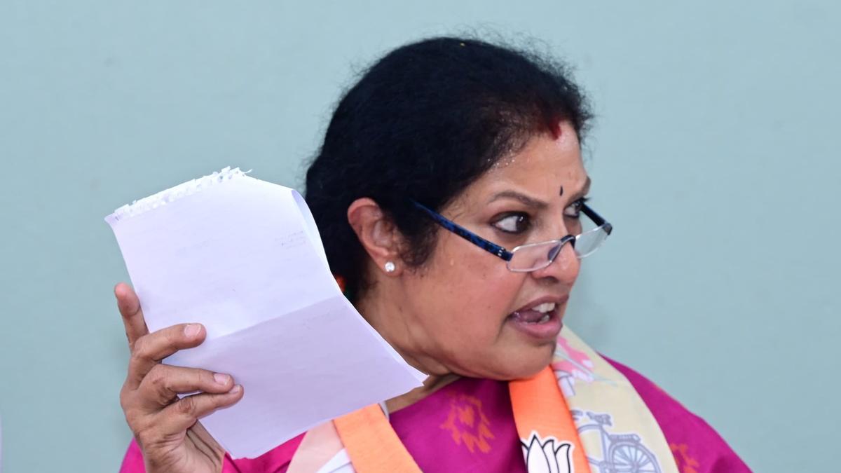 BJP will go to polls with its national manifesto in Andhra Pradesh, says Purandeswari - The Hindu