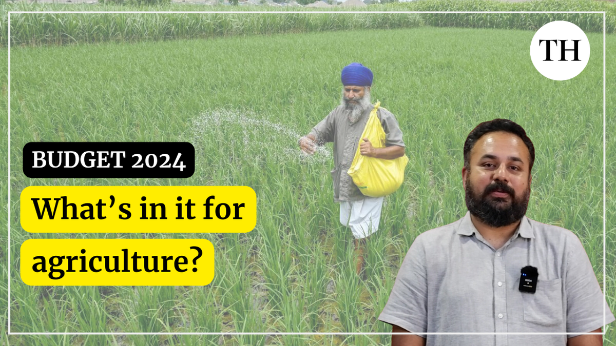 Video | Agriculture Budget 2024 : What’s in it for agriculture, food ...