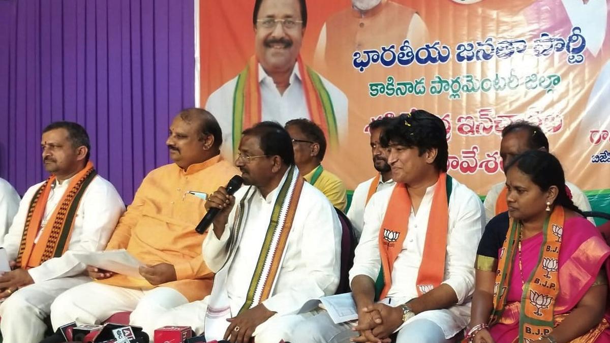 Budget reflects preparedness for early assembly elections in AP, says Somu Veerraju - The Hindu