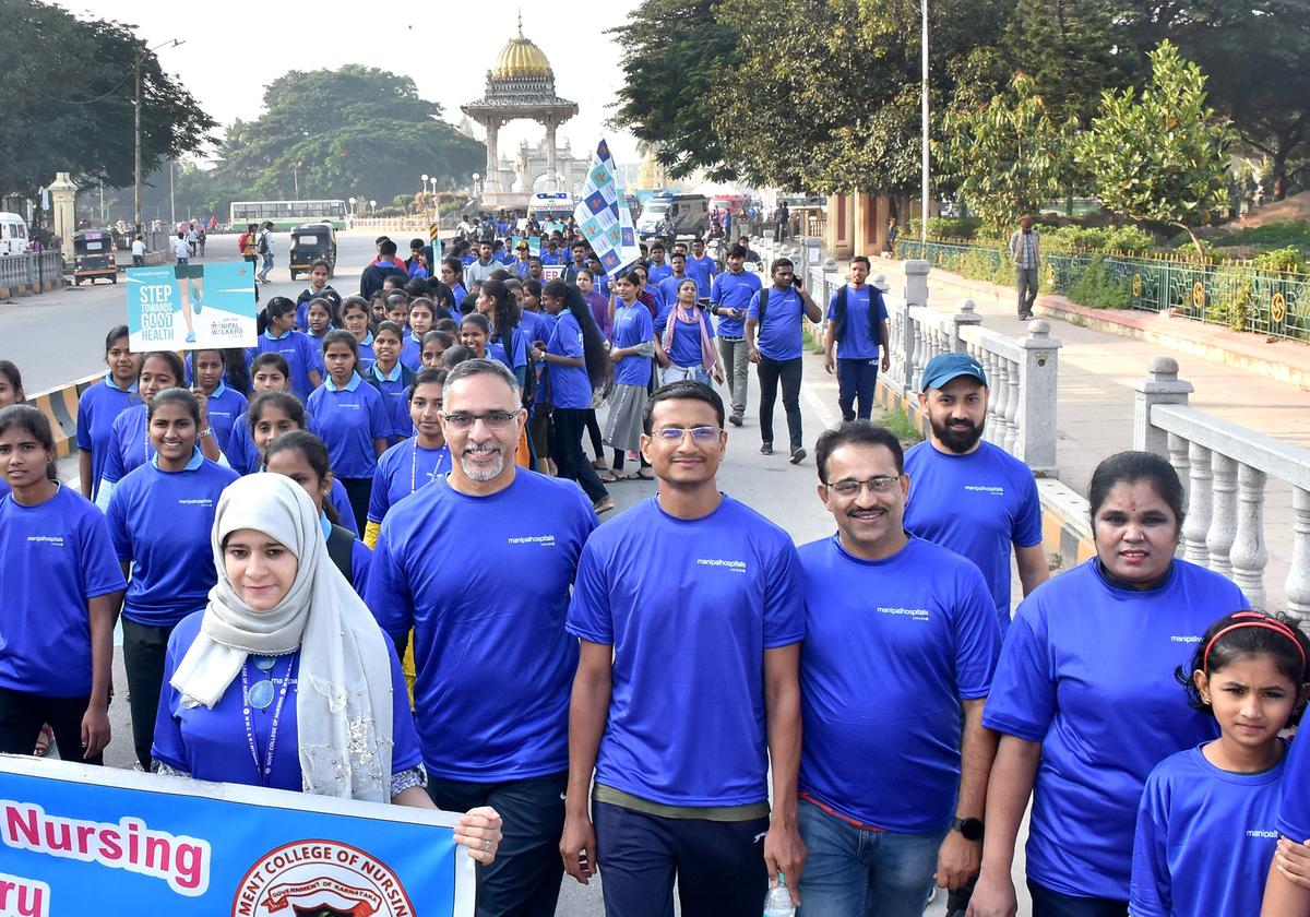 Walkathon for good health - The Hindu