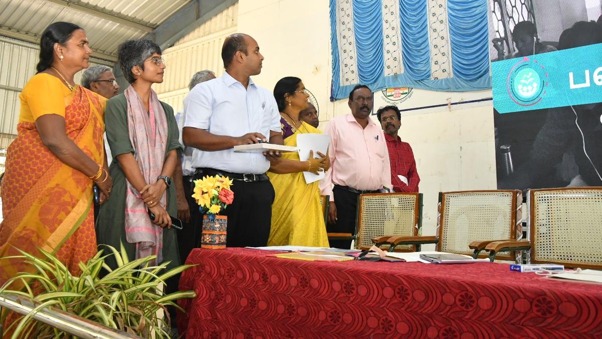 Palli Paarvai app launched in Krishnagiri - The Hindu