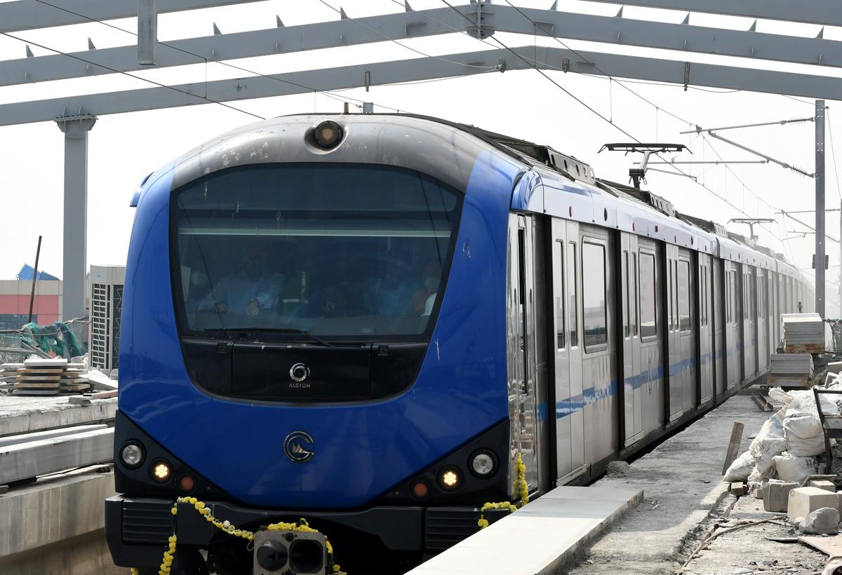 Alstom to build trains for Chennai Metro’s Phase II project - The Hindu