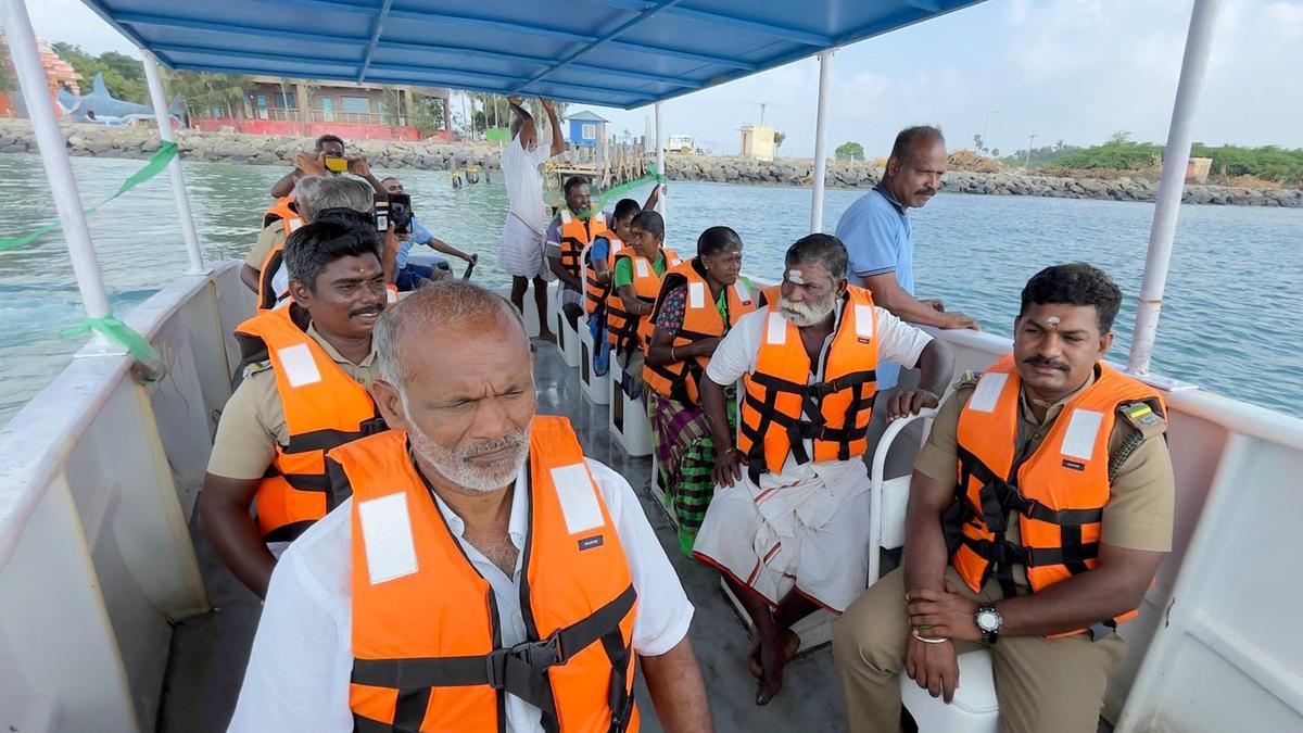 Boat ride launched to Kurusadai island to boost ecotourism - The Hindu