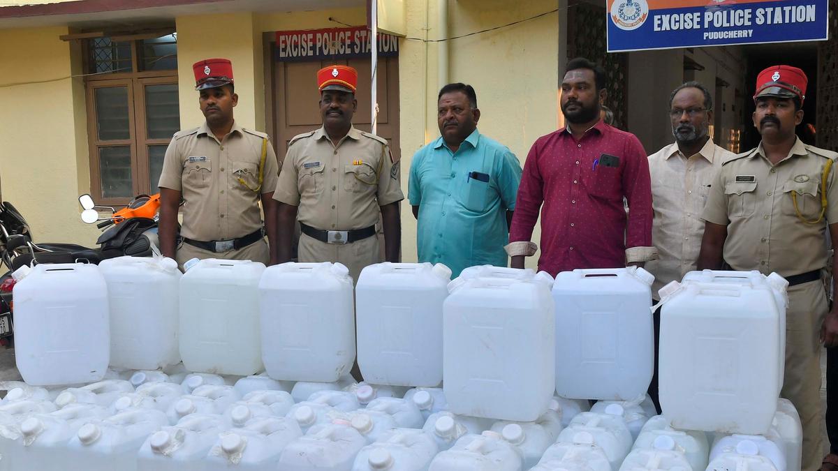 Rectified spirit seized - The Hindu