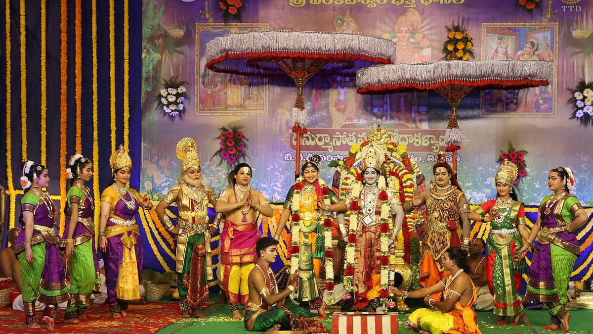 Andhra Pradesh: ‘Goda Kalyanam’ in Tirupati turns out to be a feast for ...