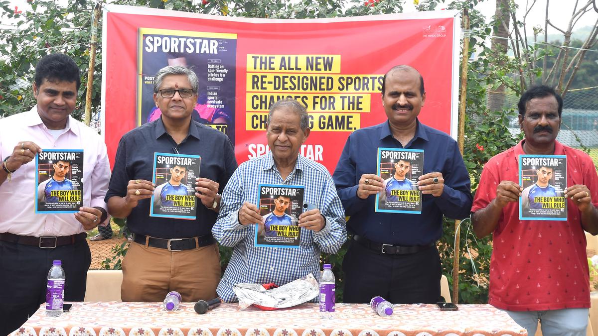 Redesigned Sportstar magazine unveiled in Visakhapatnam - The Hindu