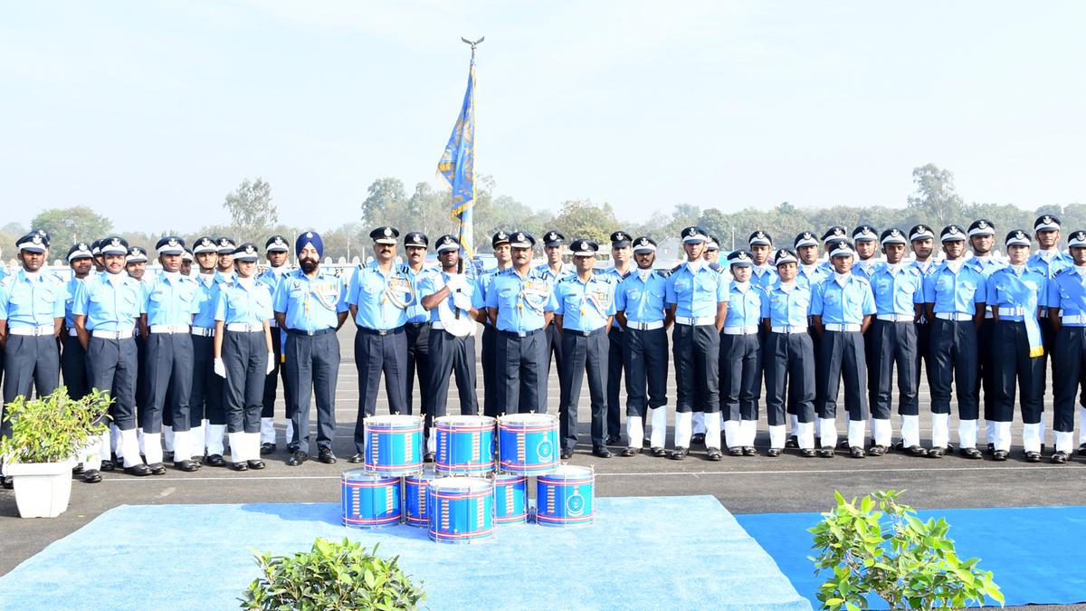 AFA Commandant baton for Aquino squadron - The Hindu