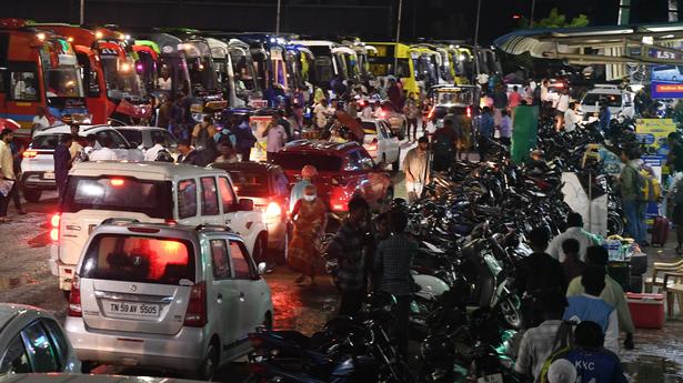 New traffic arrangement comes into force at omni bus stand in Madurai ...
