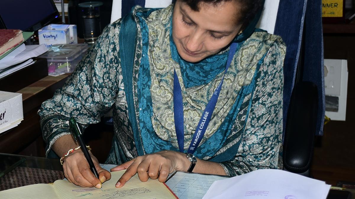 Farook College gets first woman principal - The Hindu