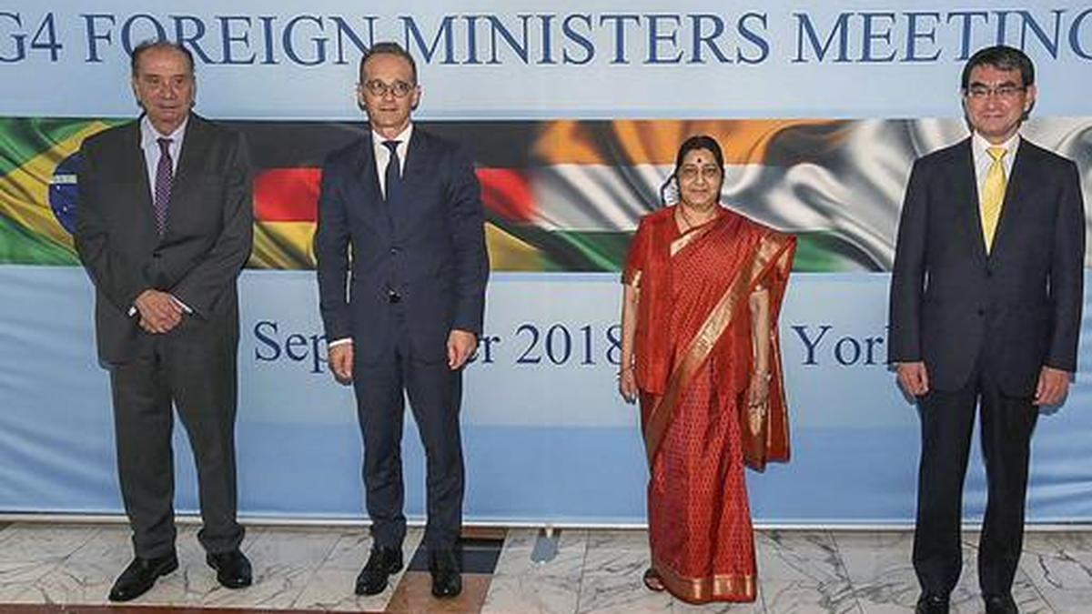 G-4 countries for multilateralism, UNSC reform - The Hindu