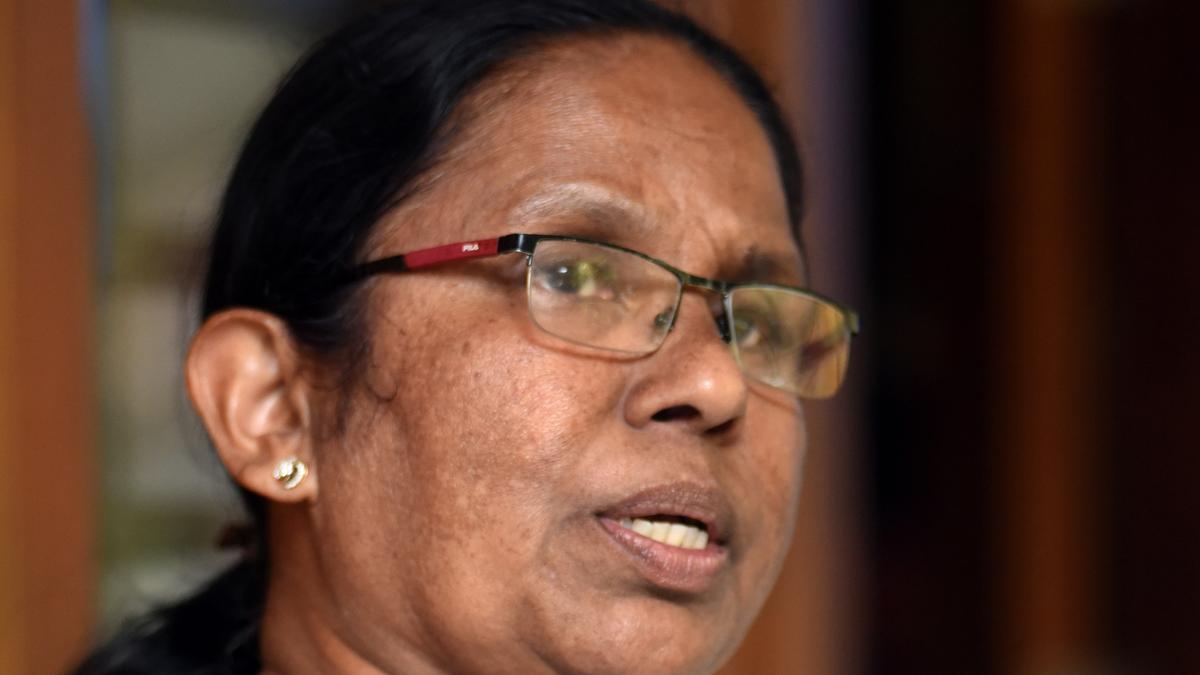 Shailaja exploring legal options to counter hate campaign - The Hindu