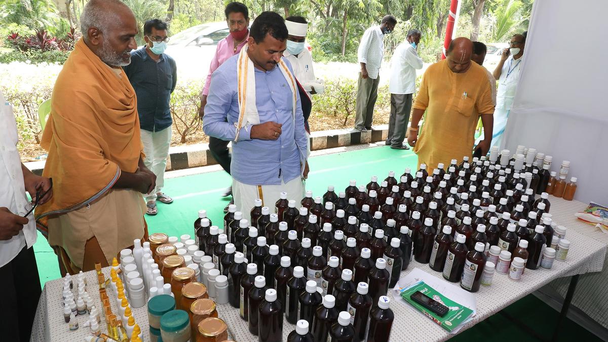 ‘TTD promoting organic farmers, Panchagavya products’ - The Hindu