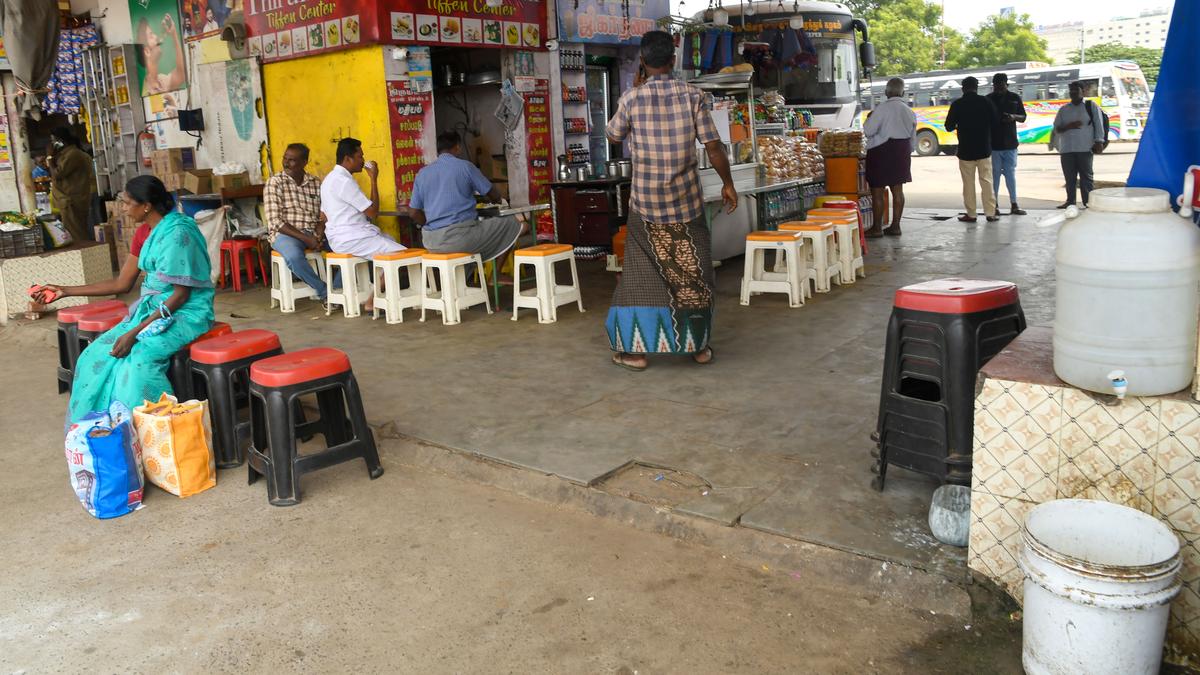 Insufficient seating facilities and encroachments by shopkeepers leave ...
