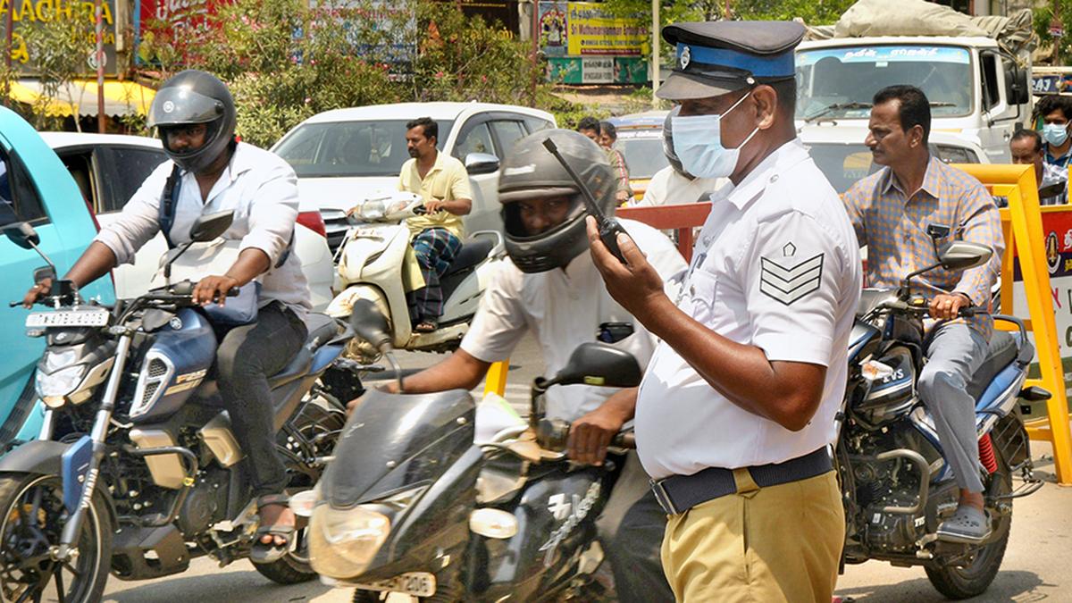 Tiruchi City Police collect ₹34.51 crore as penalty from traffic offenders - The Hindu