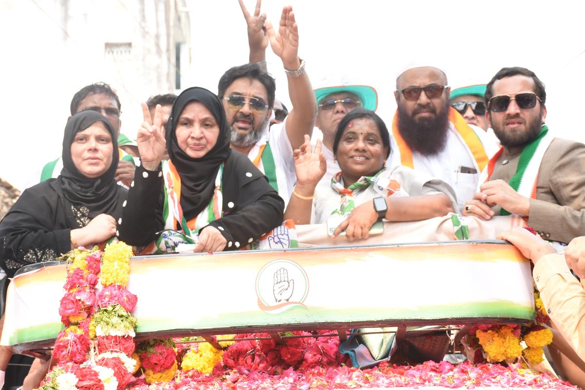 Kaneez Fatima, Allamprabhu Patil file their nomination papers - The Hindu