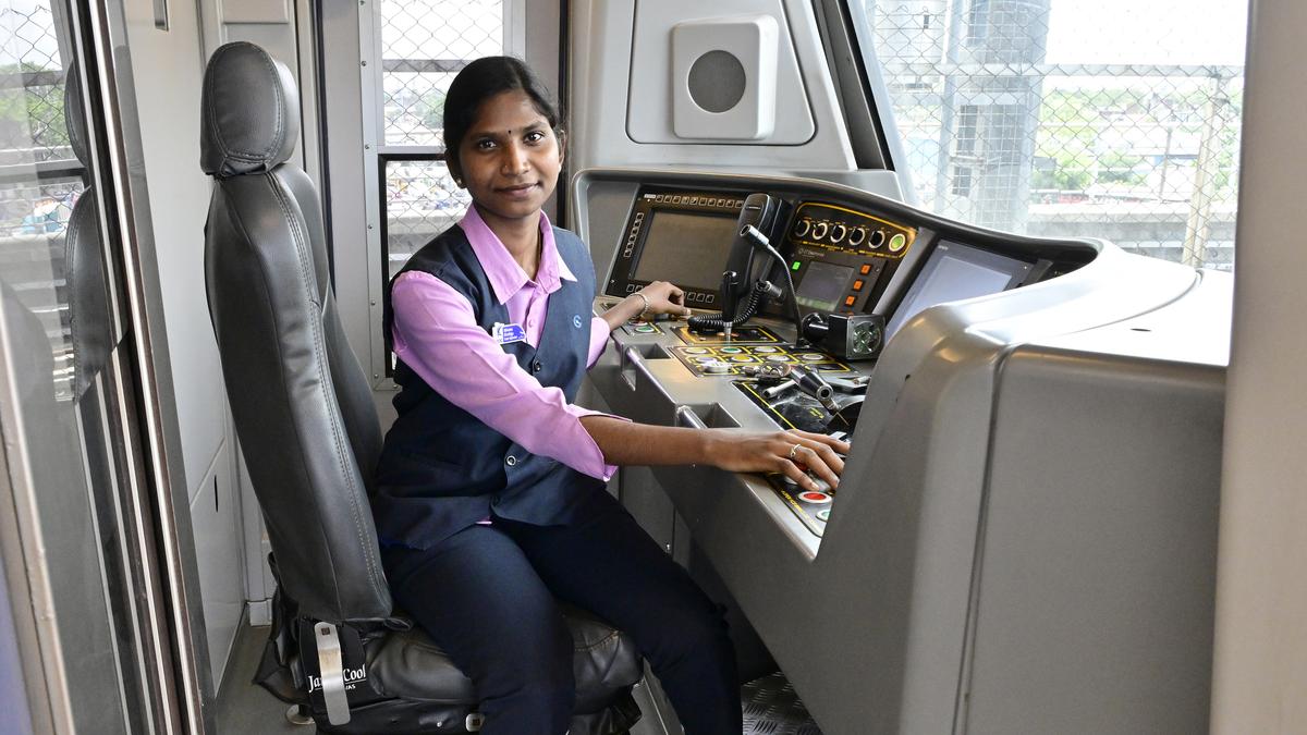 Life in the day of a metro rail operator in Chennai - The Hindu
