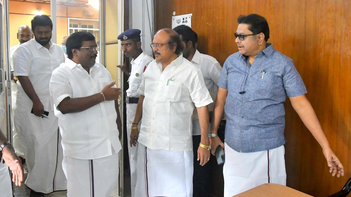 DMK-Congress and Independents stage walkout over installation of ...