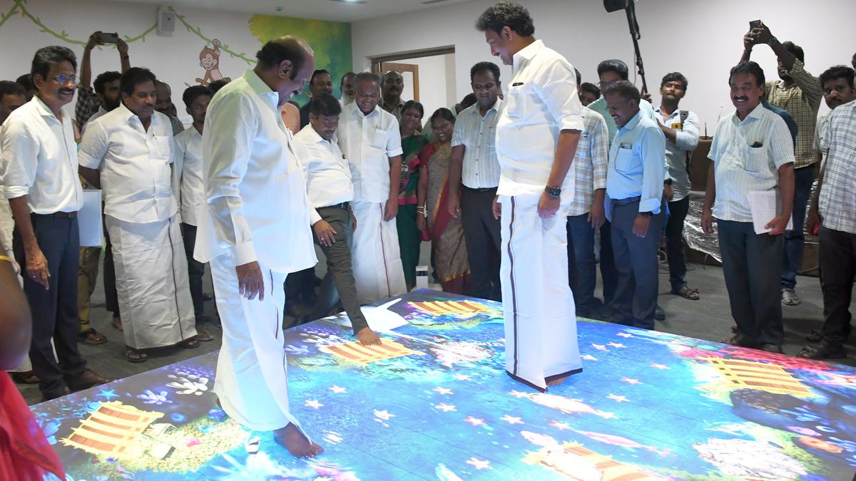 Kalaignar Memorial Library almost ready for inauguration - The Hindu