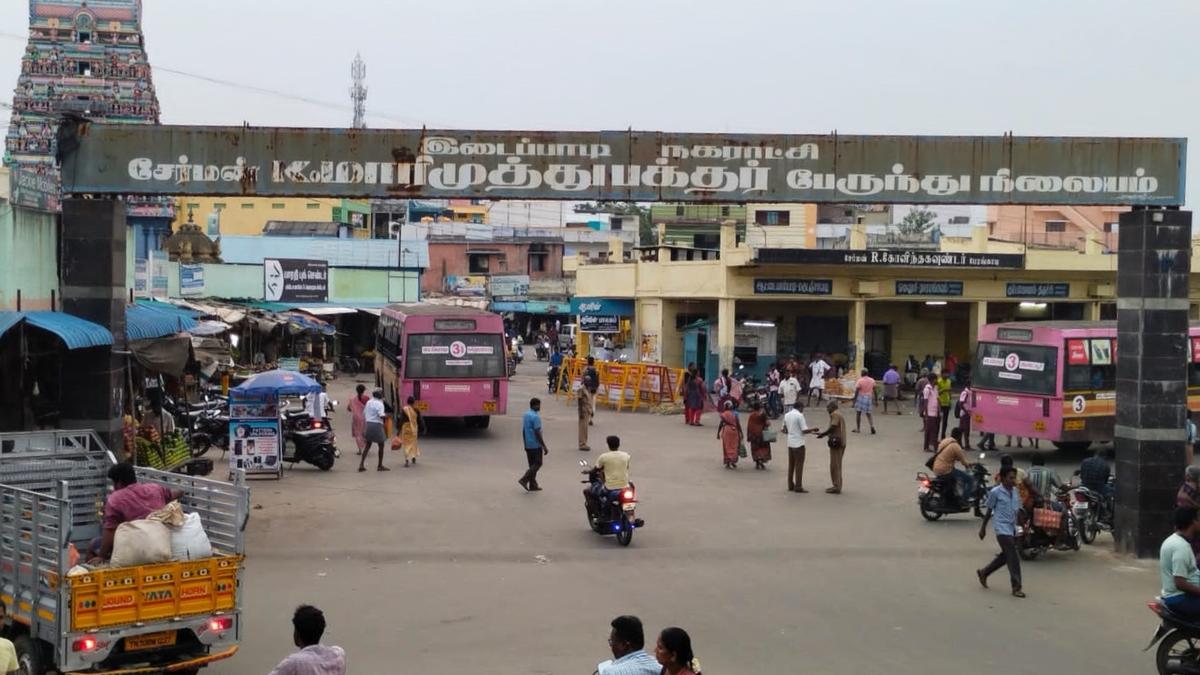 Edappadi to get new bus stand at ₹5 crore, work to begin in May - The Hindu