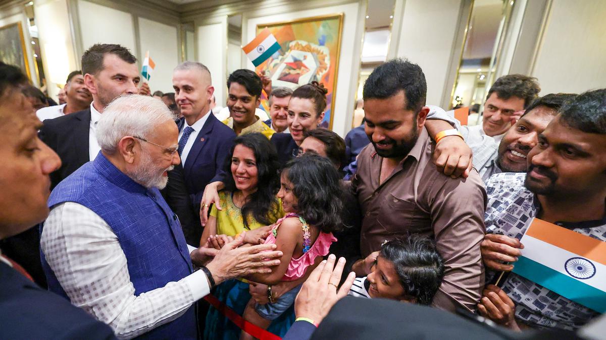 PM Modi arrives in Croatia on last leg of three-nation tour - The Hindu