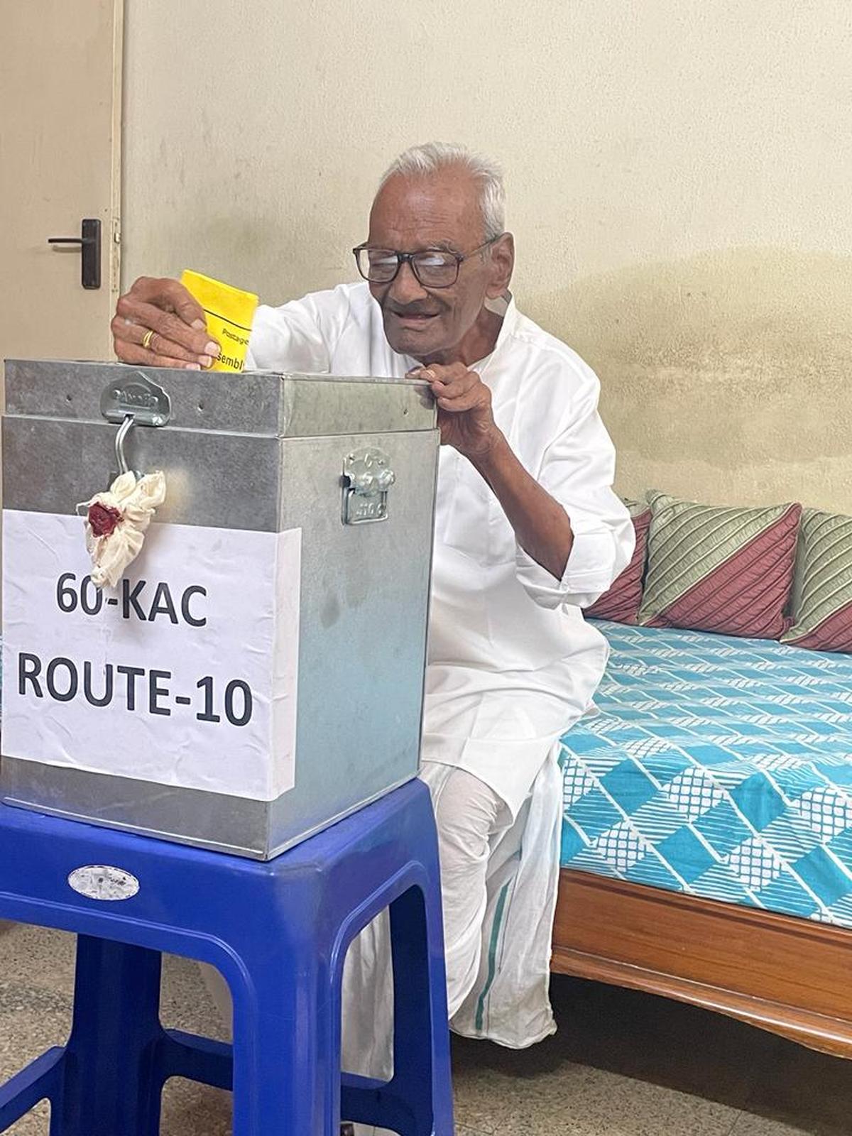 Telangana Assembly Elections: Home voting process begins in Hyderabad ...