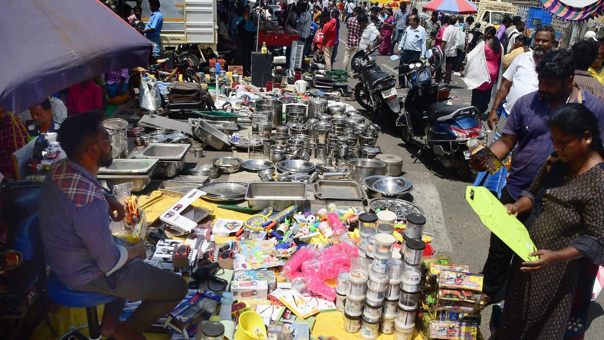 Pallavaram Sandhai, a thriving business hub - The Hindu