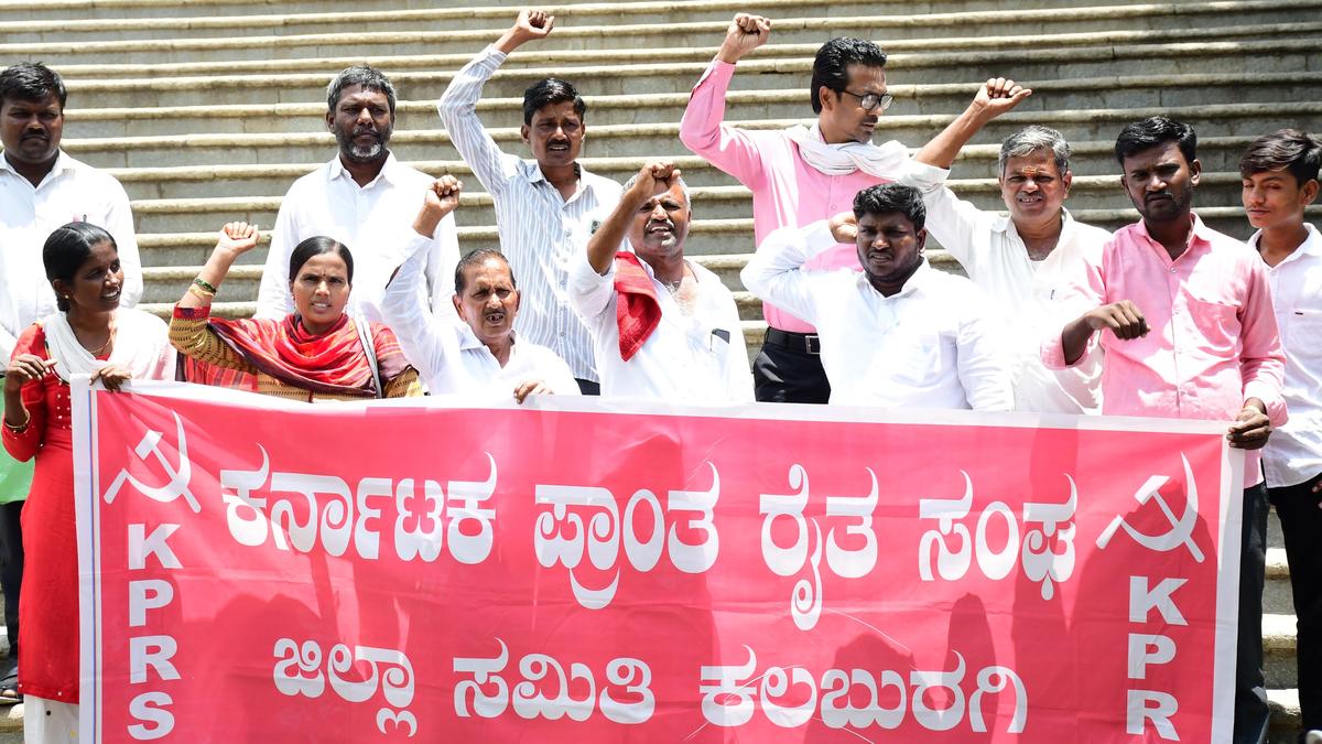 Declare State drought-hit, KPRS urges government - The Hindu