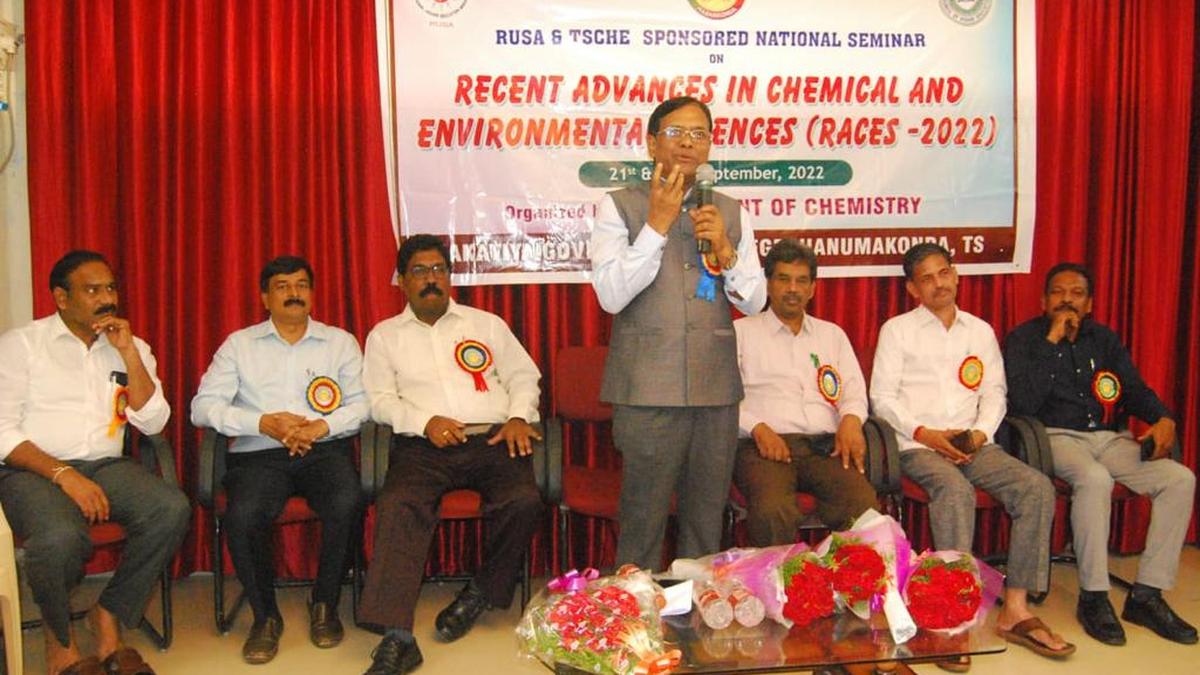 Seminar on recent advances in chemical and environmental sciences held ...