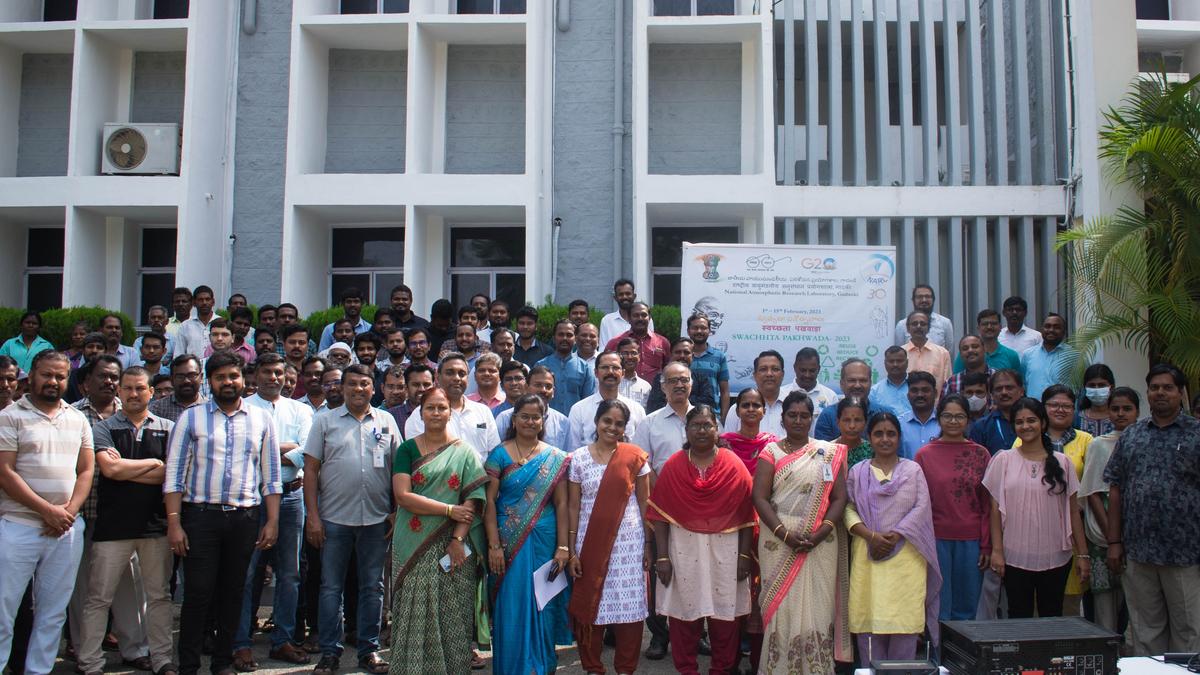 NARL observes Swachhata Pakhwada - The Hindu