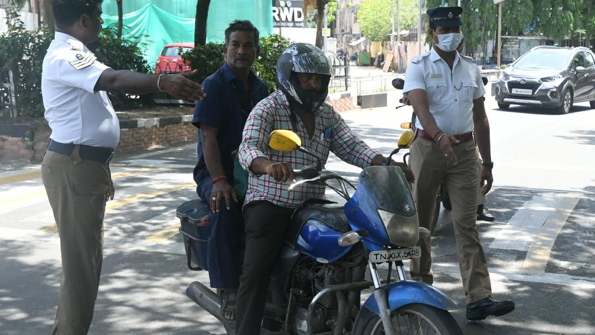 Traffic police collect ₹6.50 crore fine in 50 days - The Hindu