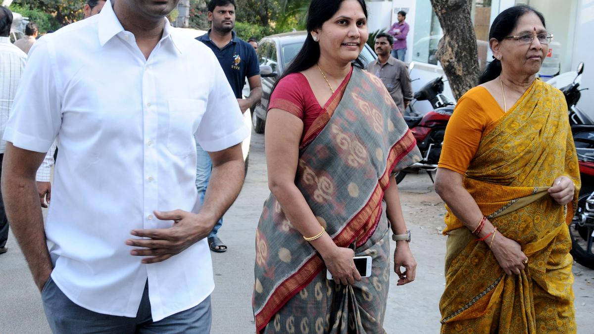 Rajagopal Reddy tries to convince his followers - The Hindu