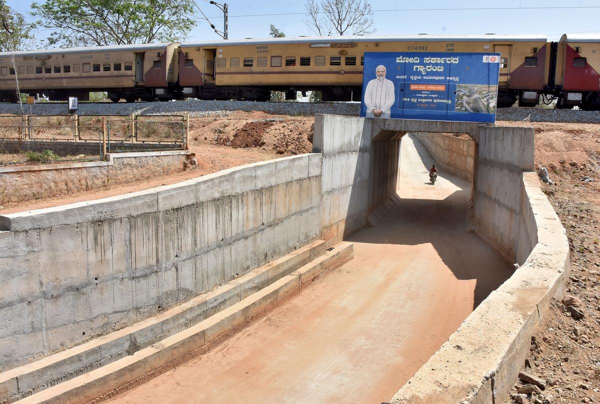 Road under-bridge at Dadadahalli thrown open for traffic as PM ...
