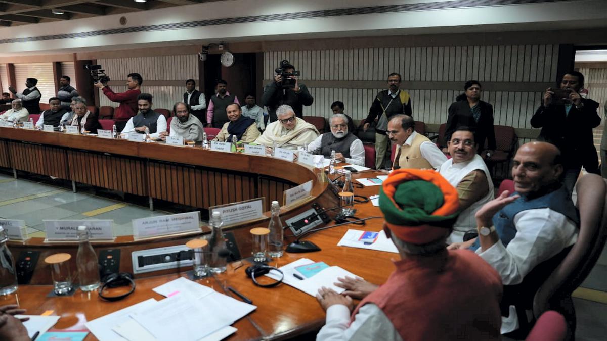 All party meeting | Congress demands debate on appointment of Election ...