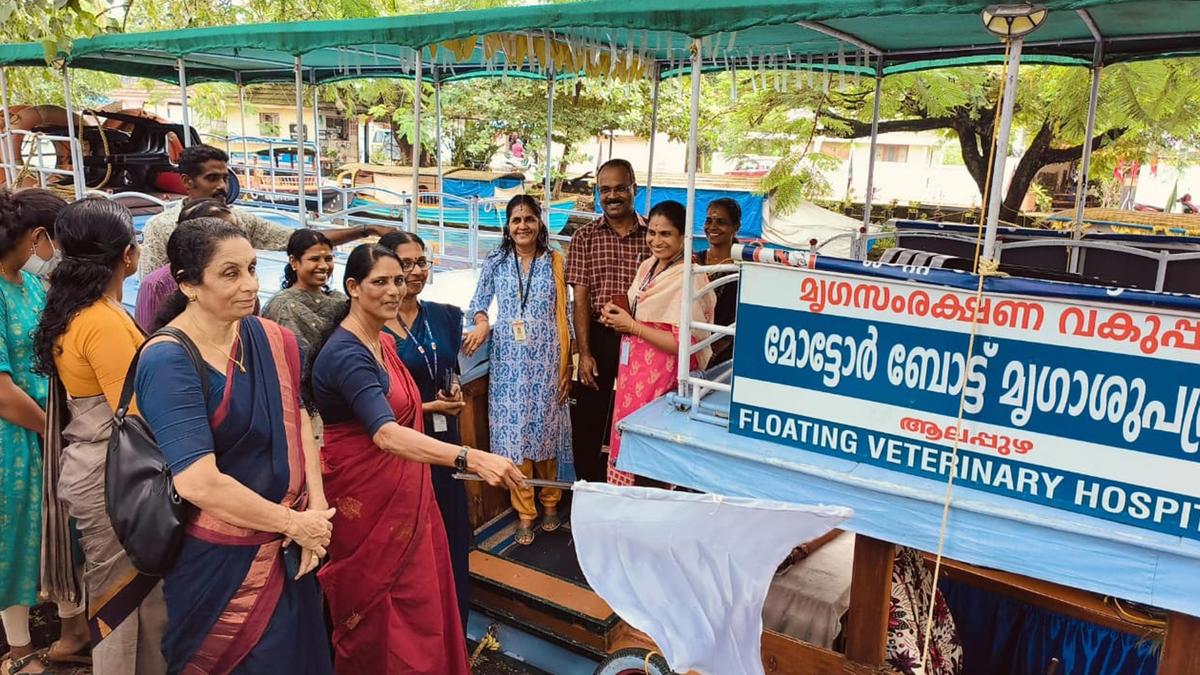 Animal Husbandry dept. restarts floating veterinary hospital service in ...