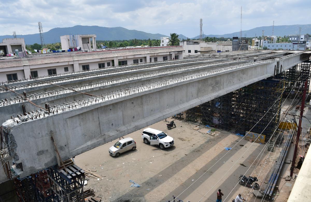 Perianaikenpalayam flyover works expected to be completed by March 2023 ...