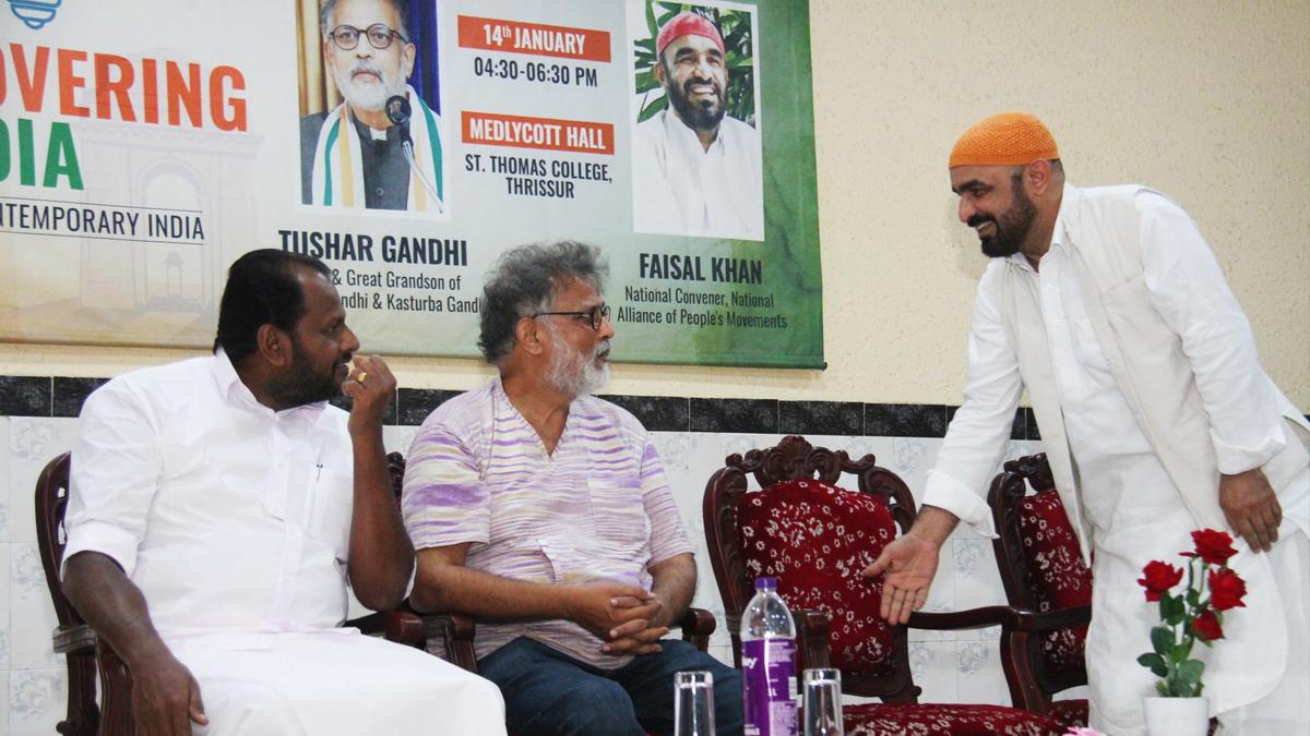 Only people’s unity can protect the country: Thushar Gandhi - The Hindu