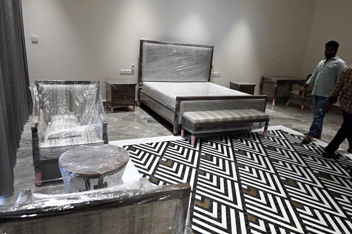 Veil blows off Rushikonda: opulent interiors are anything but tourism ...