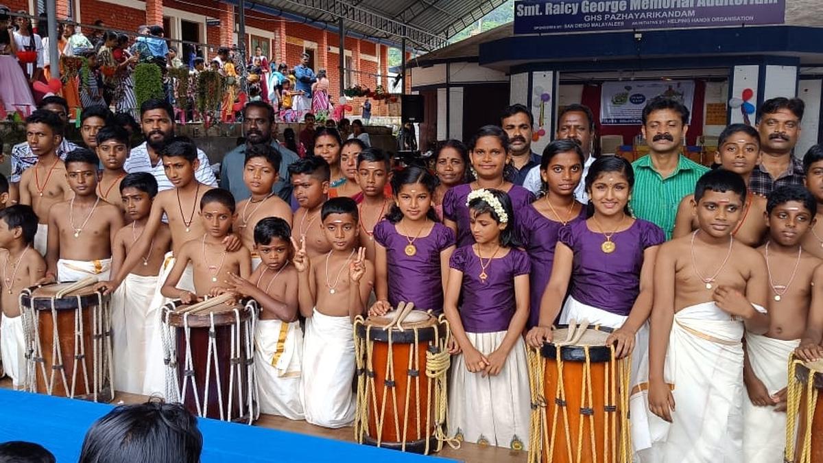 In a first, a government school in Kerala forms a student Chenda Melam ...