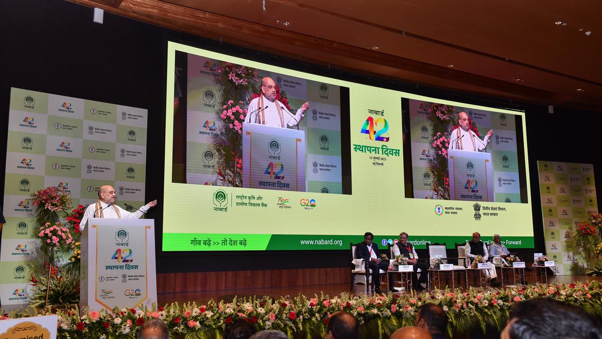 NABARD is the spine of rural India: Amit Shah - The Hindu