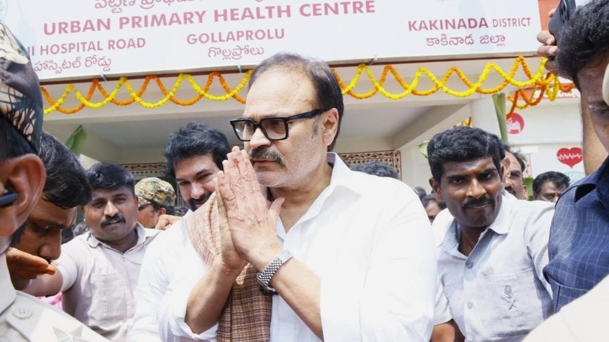 Nagababu inaugurates Urban PHC, bus terminus in Pithapuram - The Hindu