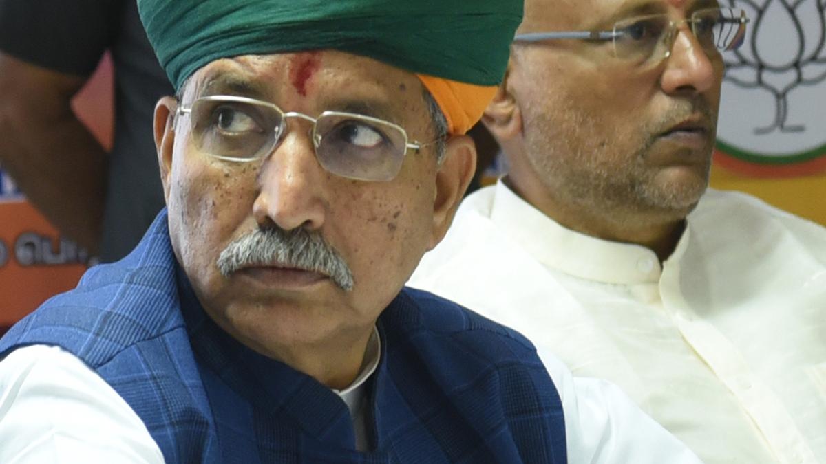 Union Minister Arjun Ram Meghwal visits Bapu Museum - The Hindu