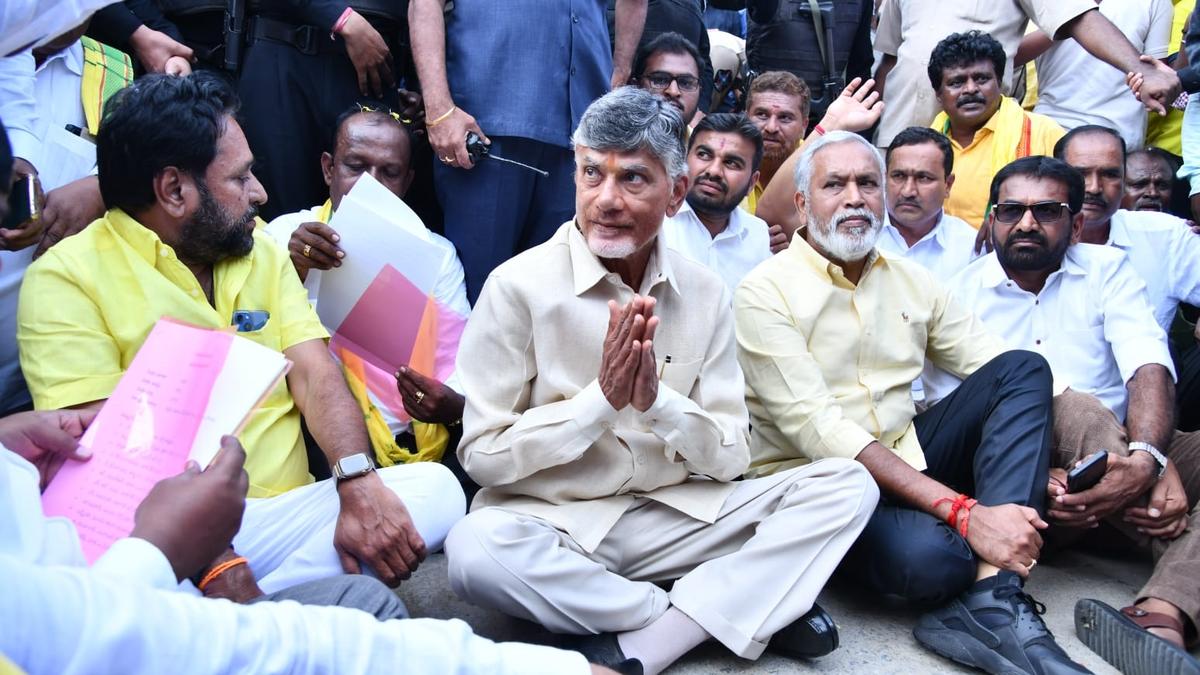 Chandrababu Naidu vows to end ‘Jagan’s atrocious rule’ in Andhra Pradesh - The Hindu