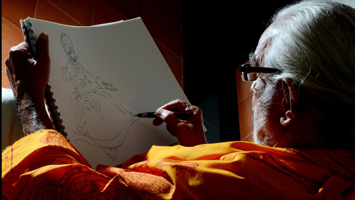 A Thrissur gallery pays tribute to the legendary artist Namboothiri ...