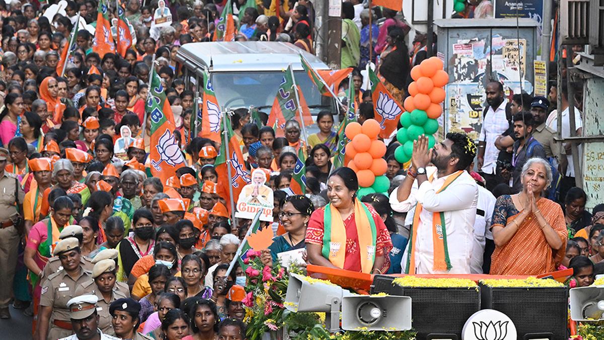 TN Election Results: BJP vote share in Tamil Nadu crosses 10% without ...