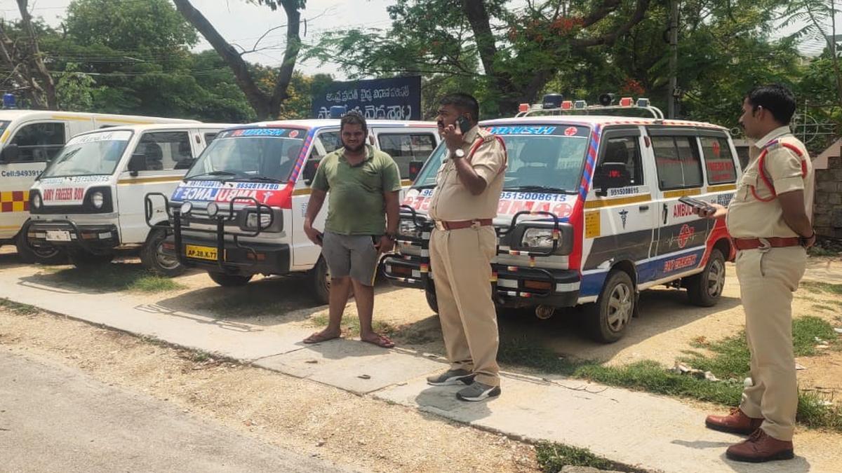 Andhra Pradesh | Chittoor police step up surveillance on ambulance ...