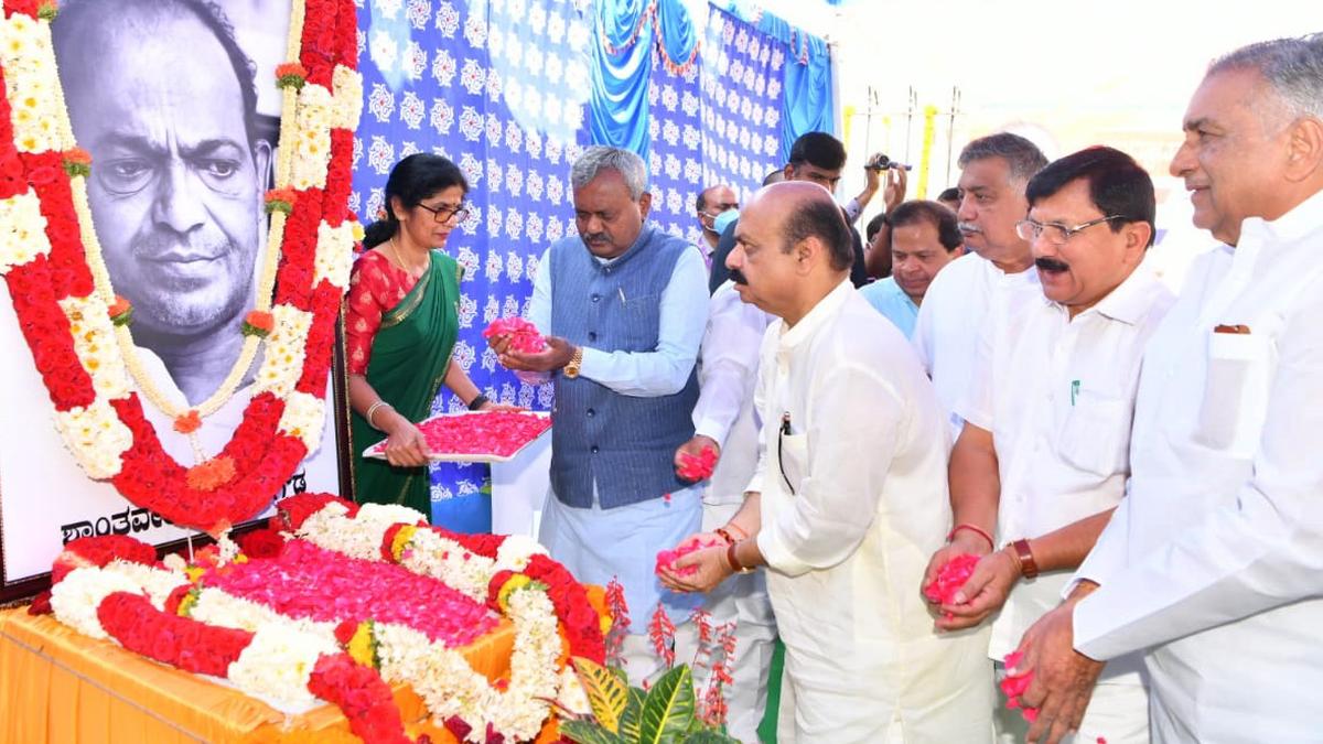 Two awards in Shantaveri Gopala Gowda’s name - The Hindu