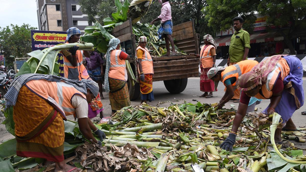 Over 900 tonnes of solid waste removed from roadsides - The Hindu