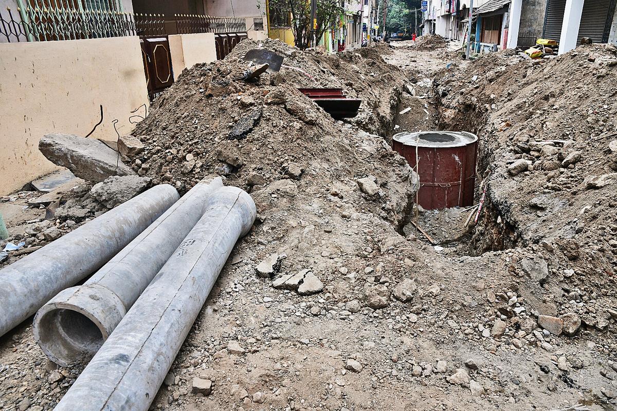 UGD works in added areas of Coimbatore Corporation | Detailed Project ...