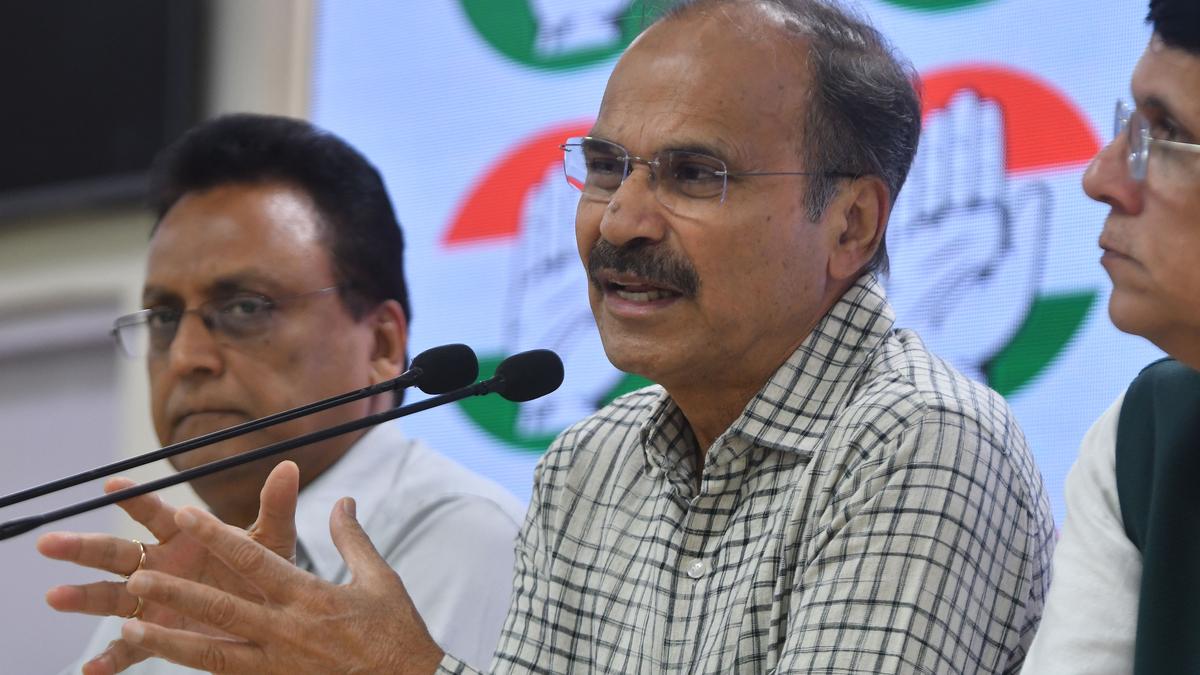 Congress leader Adhir Ranjan Chowdhury mulls moving Supreme Court against suspension - The Hindu