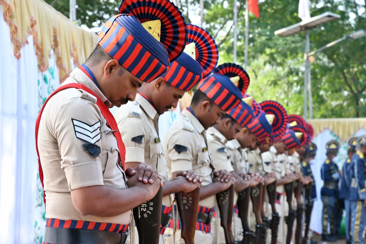 Police martyrs paid homage on Police Commemoration Day - The Hindu
